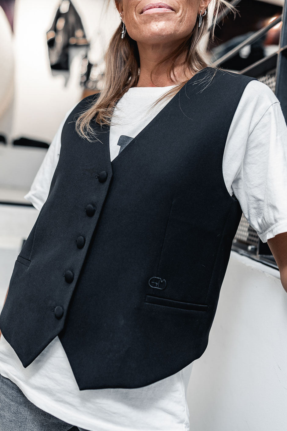 Grungemama Citta black vest